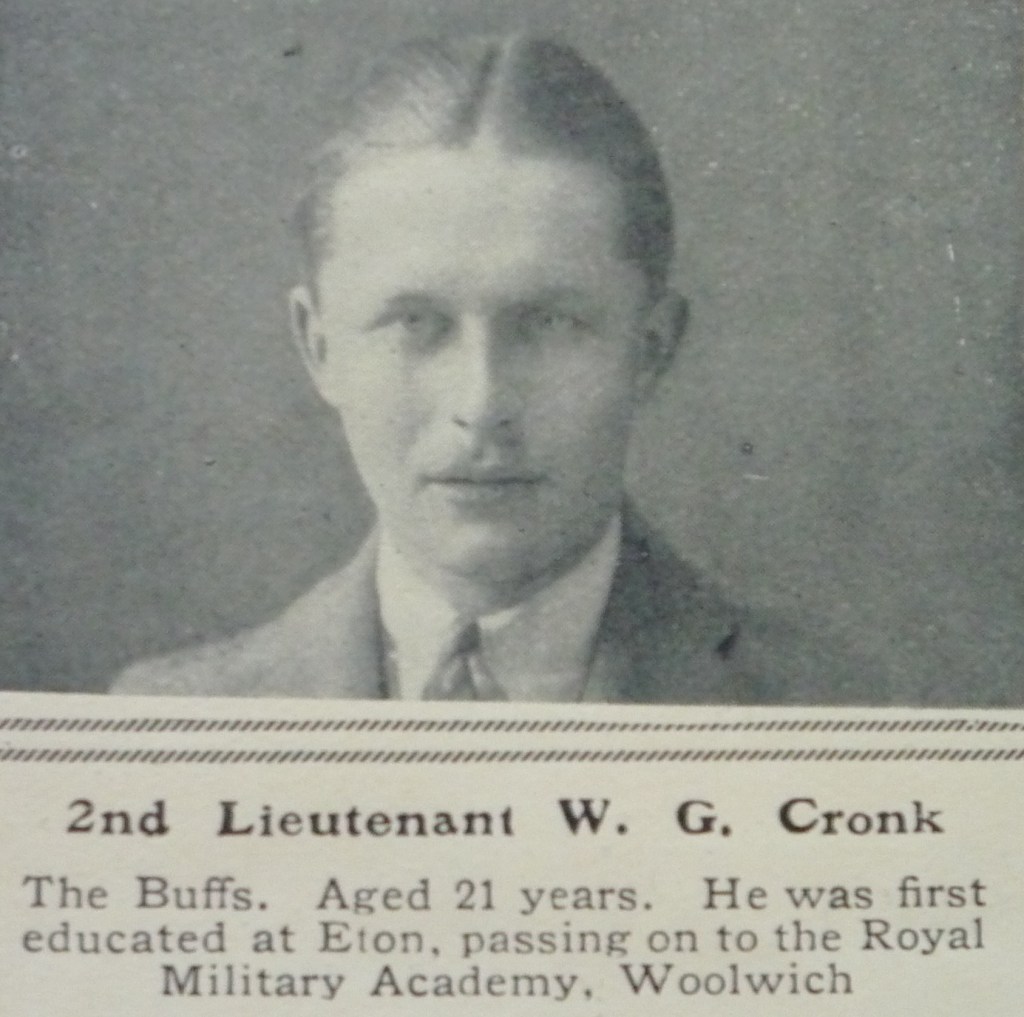 William Guy Cronk – a recent medal sale – Sevenoaks WW1
